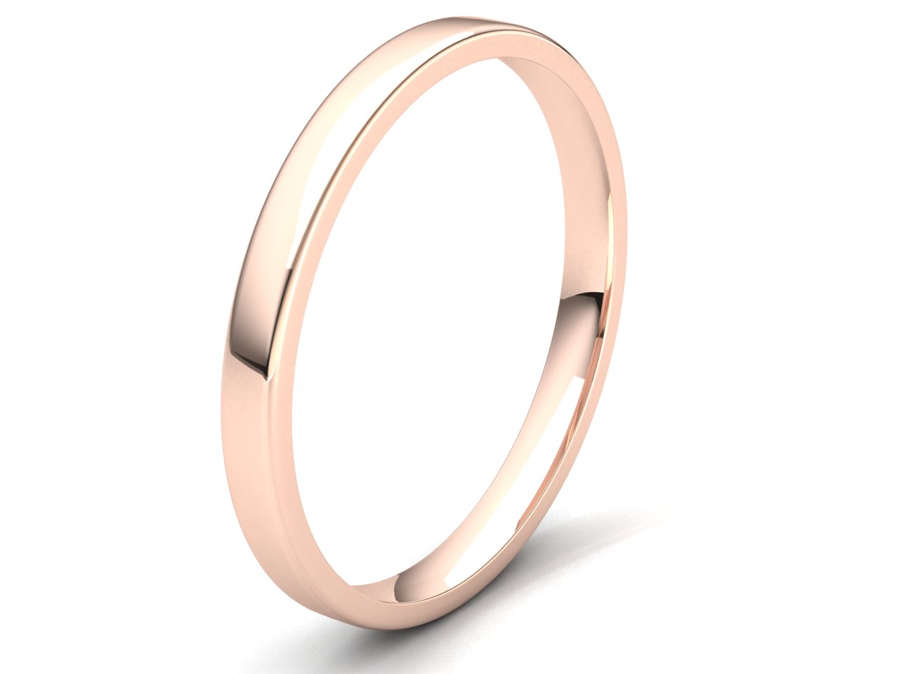 Comfort Fit Euro Dome Wedding Band Ring Mens Womens 2mm-8mm Solid 14k ...