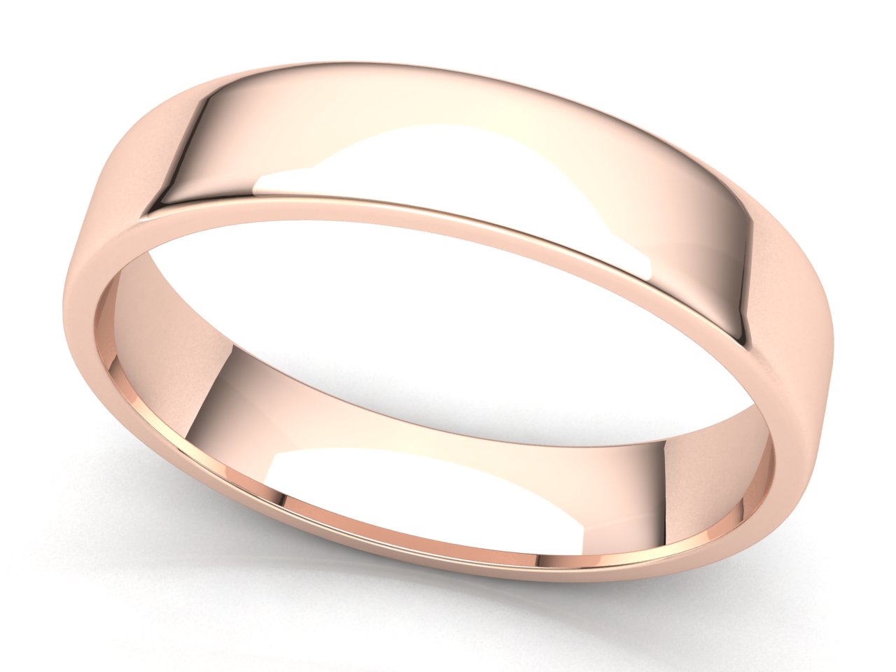 Comfort Fit Euro Dome Wedding Band Ring Mens Womens 2mm-8mm Solid 14k ...