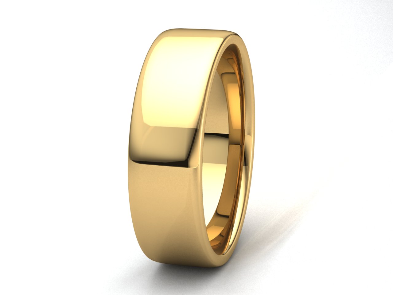 Euro Dome Plain Band Ring Mens Womens 2mm 3mm 4mm 5mm 6mm 7mm 8mm Solid ...