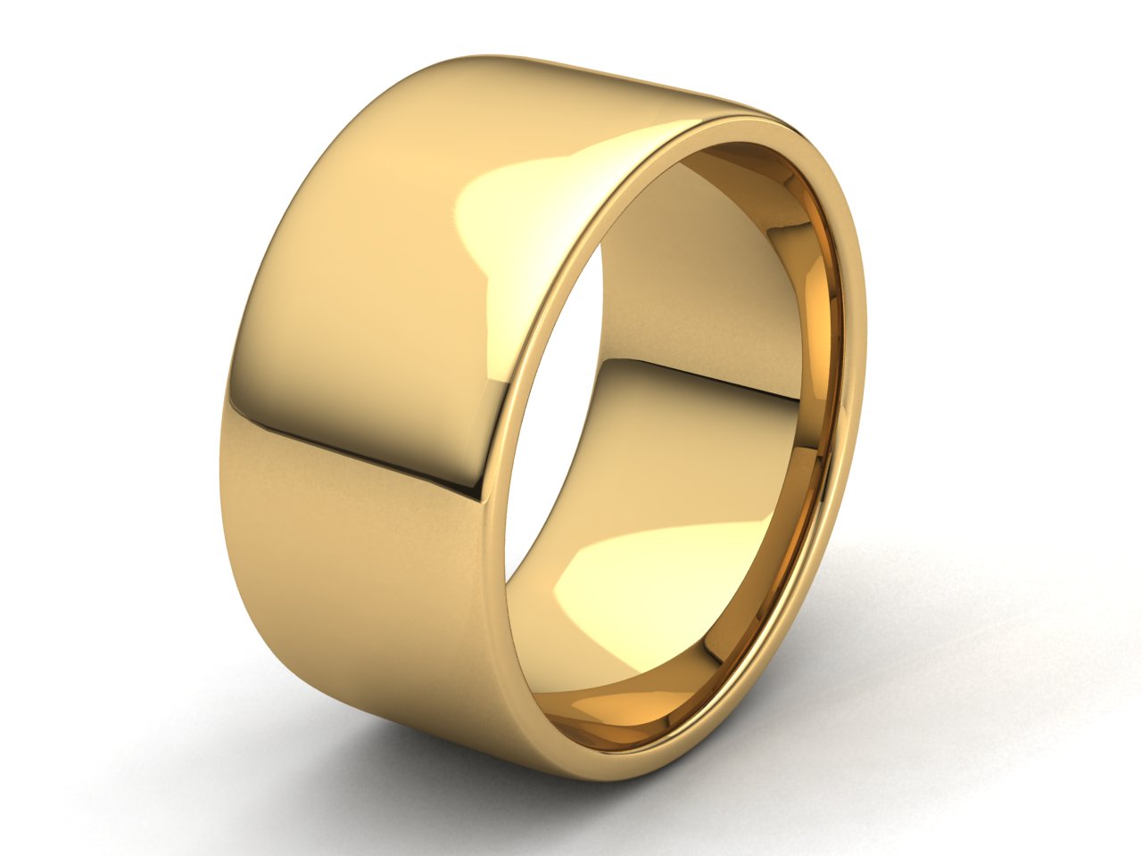 Euro Dome Plain Band Ring Mens Womens 2mm 3mm 4mm 5mm 6mm 7mm 8mm Solid ...